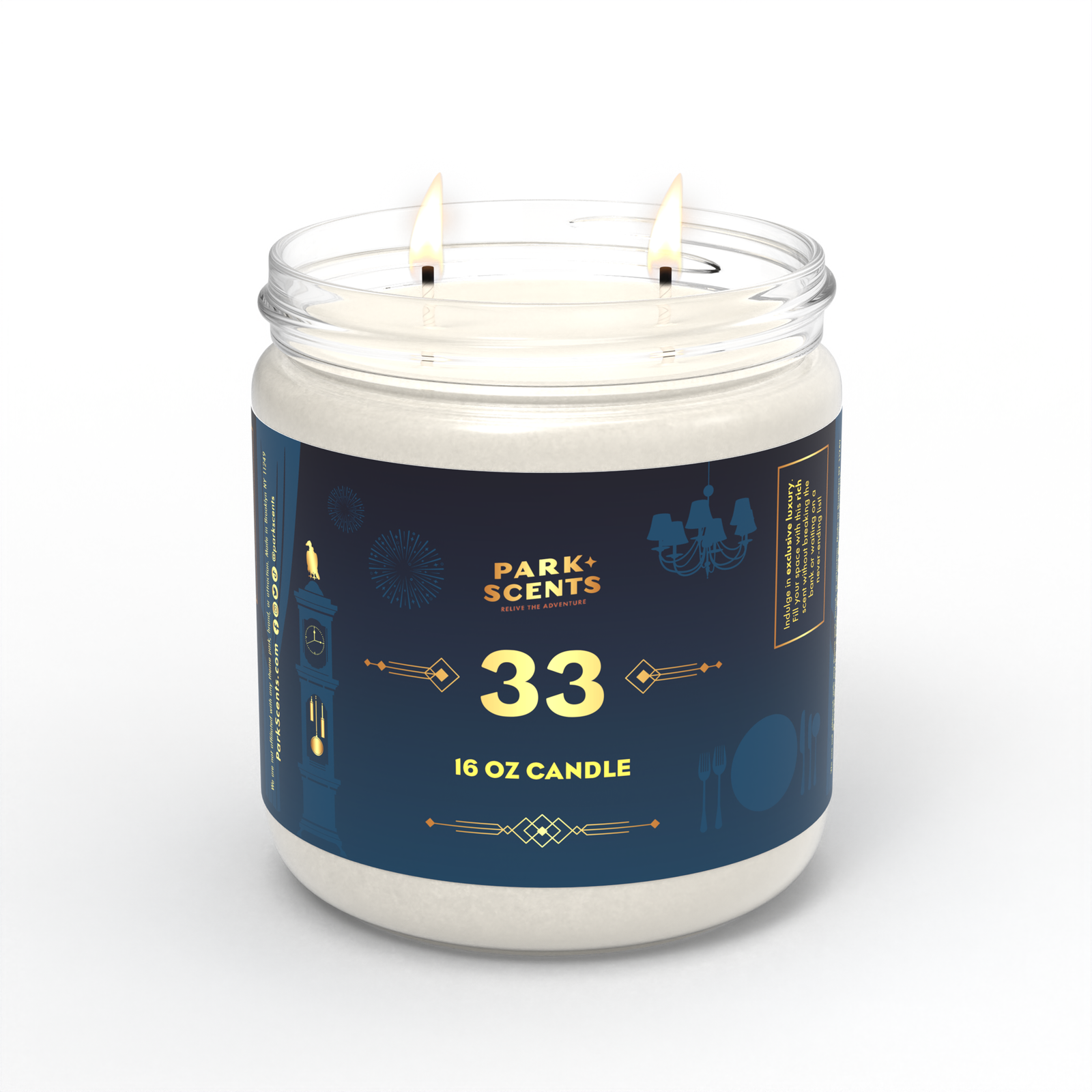 Club 33 scented candle - Disney scented candle - Park Scents